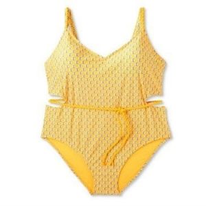 RHODE | Swim | Nwt Rhode Yellow Lotus Onepiece Swimsuit | Poshmark